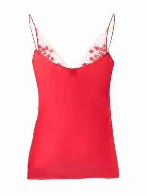 Carine Gilson Floral-embroidered Top
