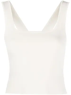 Matteau Square Neck Vest Top - White