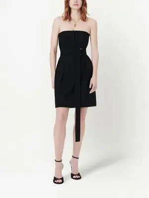 Victoria Beckham Strapless Midi Dress
