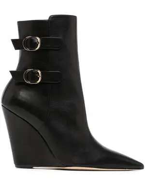 STUART WEITZMAN Pointed-toe Wedge Boots