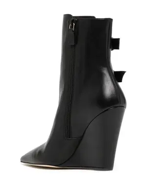 STUART WEITZMAN Pointed-toe Wedge Boots