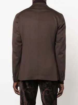 Tagliatore Nocthed-collar Single-breasted Blazer