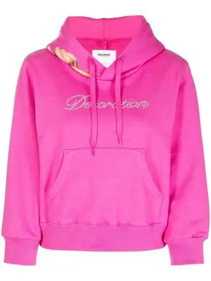 DOUBLET Rhinestone-logo Hoodie
