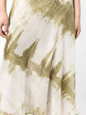 BAMBAH Tie-dye A-line Midi Skirt