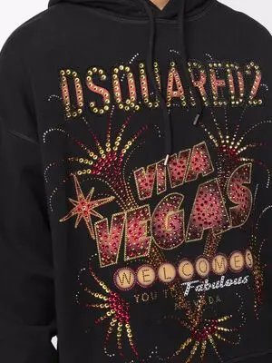 Dsquared2 Las Vegas Print Hoodie