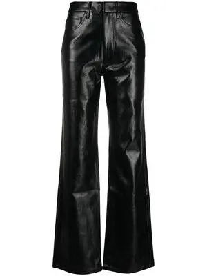 ROTATE BY BIRGER CHRISTENSEN Embossed Logo Wide-leg Trousers