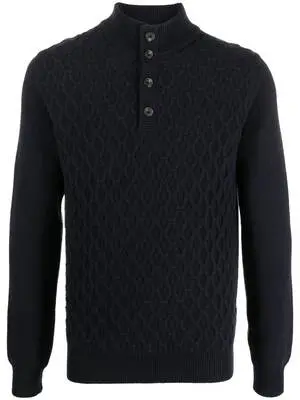 Corneliani Button Detailed Sweaters For Men