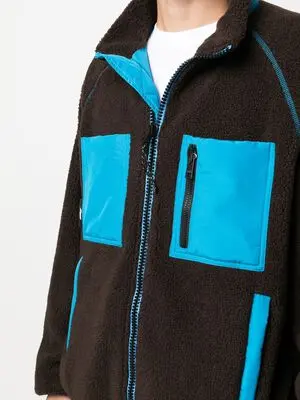 MSGM Logo-patch Fleece Jacket