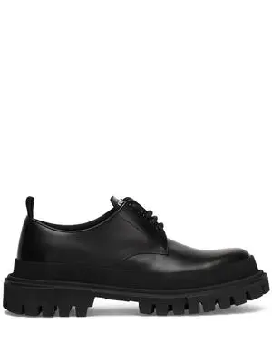Dolce & Gabbana Logo-plaque Detail Derby Shoes
