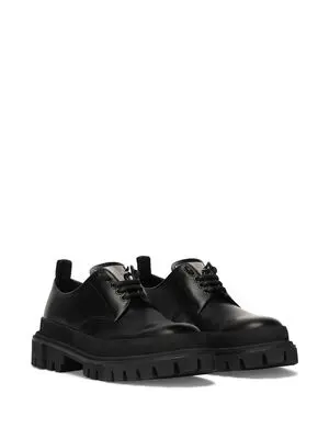 Dolce & Gabbana Logo-plaque Detail Derby Shoes