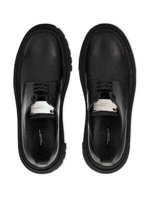 Dolce & Gabbana Logo-plaque Detail Derby Shoes