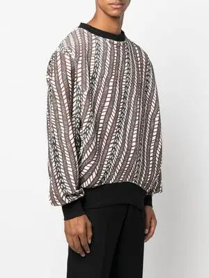 VIVIENNE WESTWOOD Druken Organic Cotton Sweatshirt