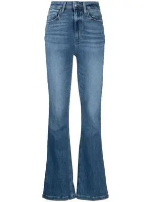 Paige Mid-rise Flared Jeans