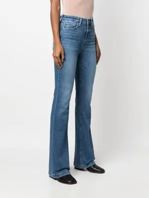 Paige Mid-rise Flared Jeans