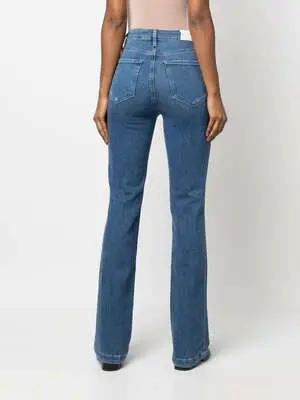 Paige Mid-rise Flared Jeans