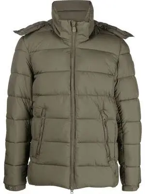 SAVE THE DUCK Zipped Padded Jacket Green