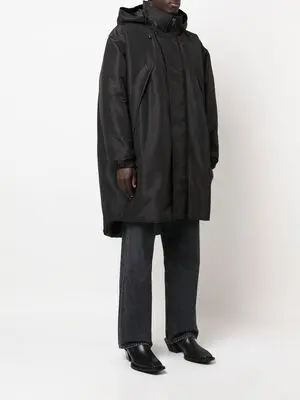 Our Legacy Hooded Concealed-fastening Parka Coat