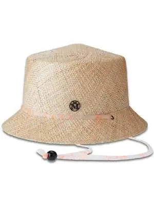 MAISON MICHEL Arsene Raffia Cloche Hat - Neutrals