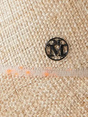 MAISON MICHEL Arsene Raffia Cloche Hat