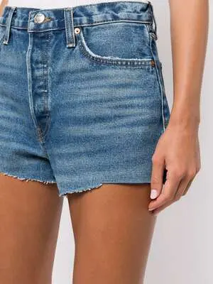 RE/DONE 70s High-rise Denim Shorts