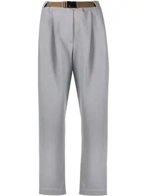 Brunello Cucinelli Belted Straight-leg Trousers