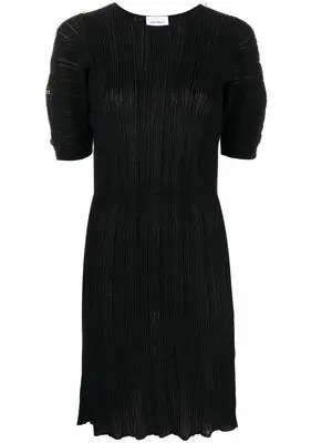 FERRAGAMO Micro-pleated Midi Dress