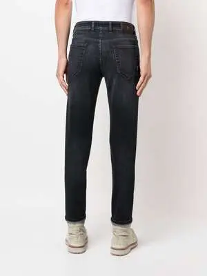 PT TORINO Logo-patch Straight-leg Jeans