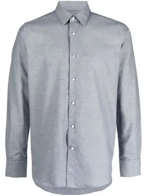 Canali Buttoned-up Long-sleeved Shirt