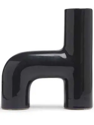 NUOVE FORME Pidou H-shape Vase - Black