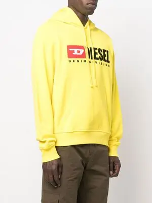 DIESEL® S-ginn-hood-div Logo-appliqué Hoodie