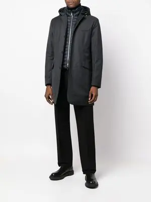 MOORER Buttoned-up Hooded Parka