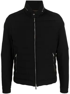 MOORER Quilted Jacket - Black