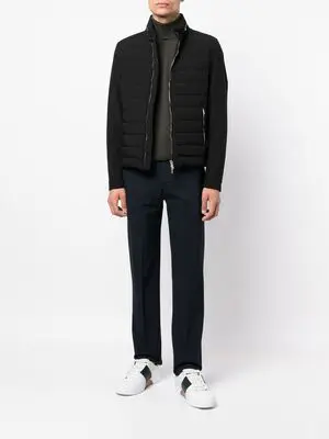 MOORER Quilted Jacket - Black