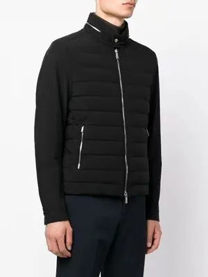 MOORER Quilted Jacket - Black