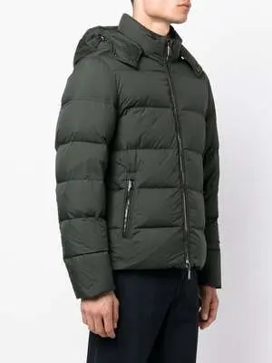 MOORER Quilted-finish Puffer Jacket - Green