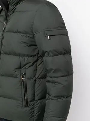 MOORER Quilted-finish Puffer Jacket - Green