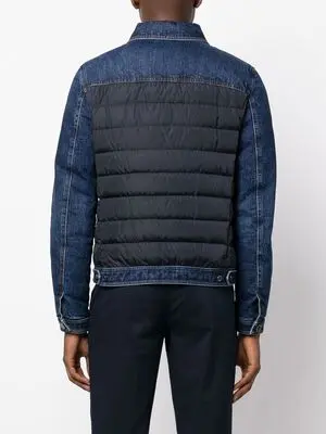 MOORER Contrast Denim Jacket