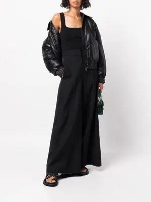 Matteau Square Neck Vest Top - Black