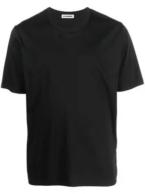 JIL SANDER Short-sleeve Cotton T-shirt - Black