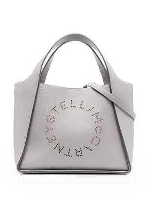 Stella McCartney Stella Logo Crossbody Bag - Grey