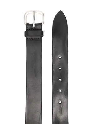 ORTIGNI Geometric Buckle Belt - Black