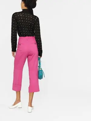 Dsquared2 Cropped Tailored Trousers - Pink