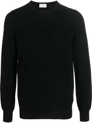 Fedeli Crew-neck Pullover - Black