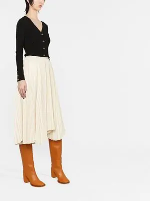 Michael Kors Logo Debossed Cardigan - Black