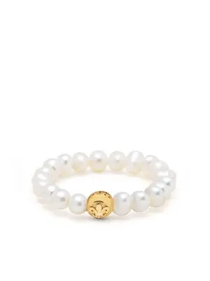 NIALAYA JEWELRY Pearl Beaded Ring - Gold