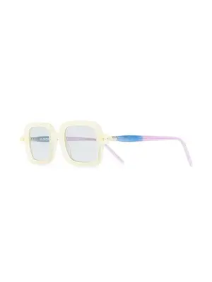 KUBORAUM P2 Square-frame Sunglasses - Yellow