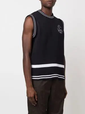 MSFTS Intarsia-knit Logo Vest