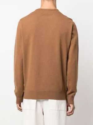 Zegna Crew-neck Cashmere Jumper - Brown