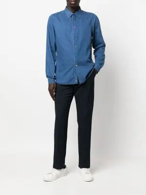 Paul Smith Long-sleeve Organic Denim Shirt
