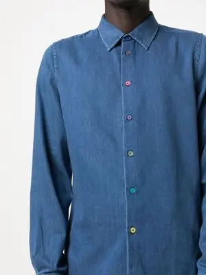 Paul Smith Long-sleeve Organic Denim Shirt